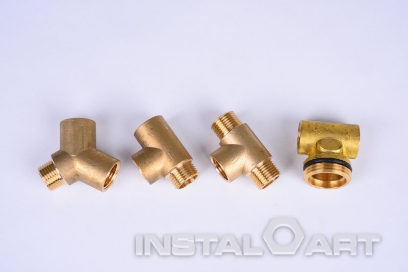 Pipe tees brass
